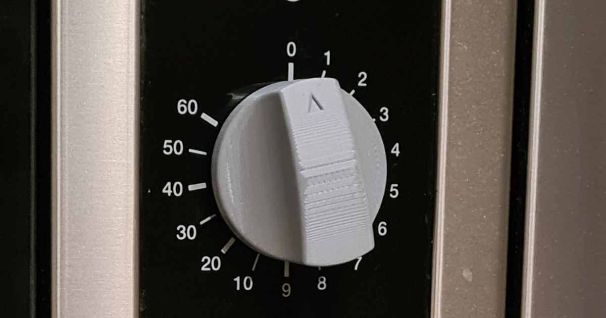 Micro Wave Knob (STEP files) by PointNemo | Download free STL model ...