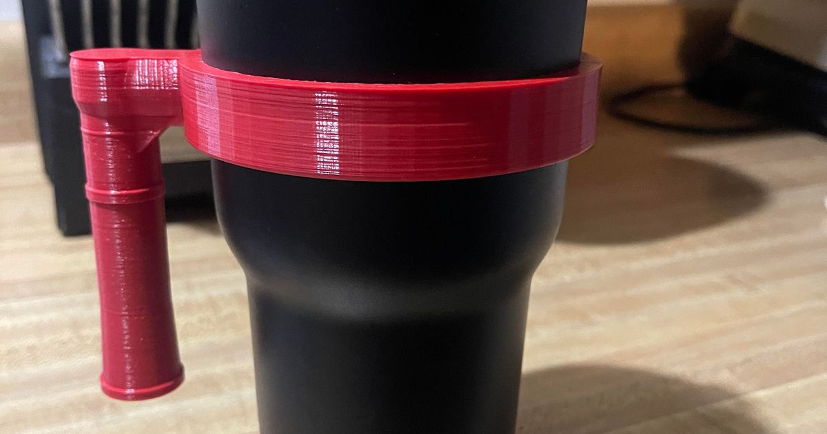30oz Cup Handle by BH__3D | Download free STL model | Printables.com