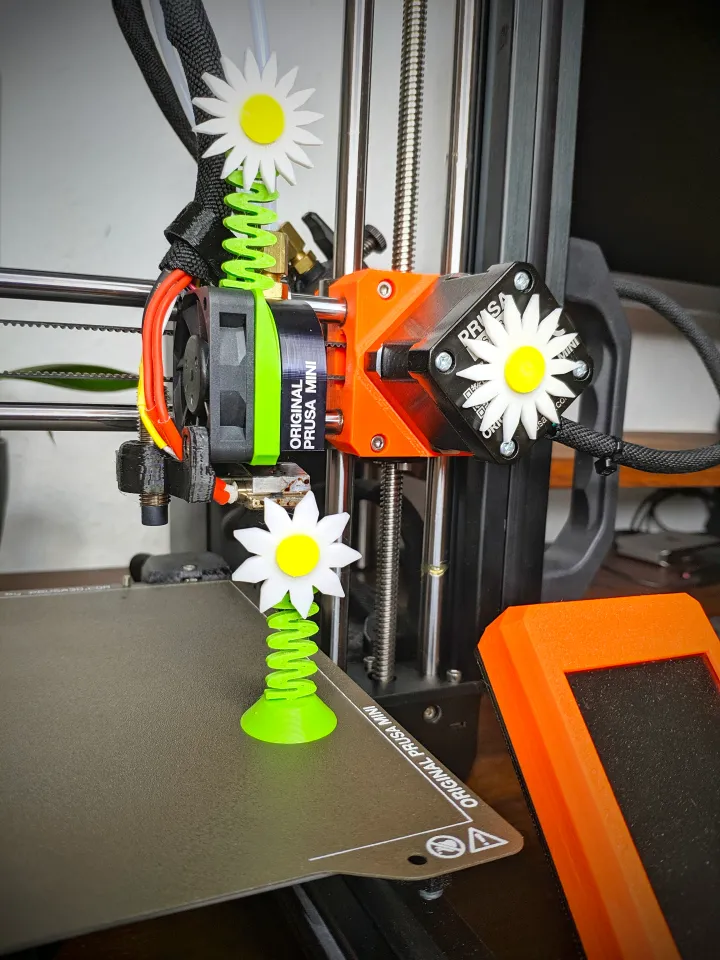 Daisy Flower "Bobblehead" by padigree | Download free STL model ...