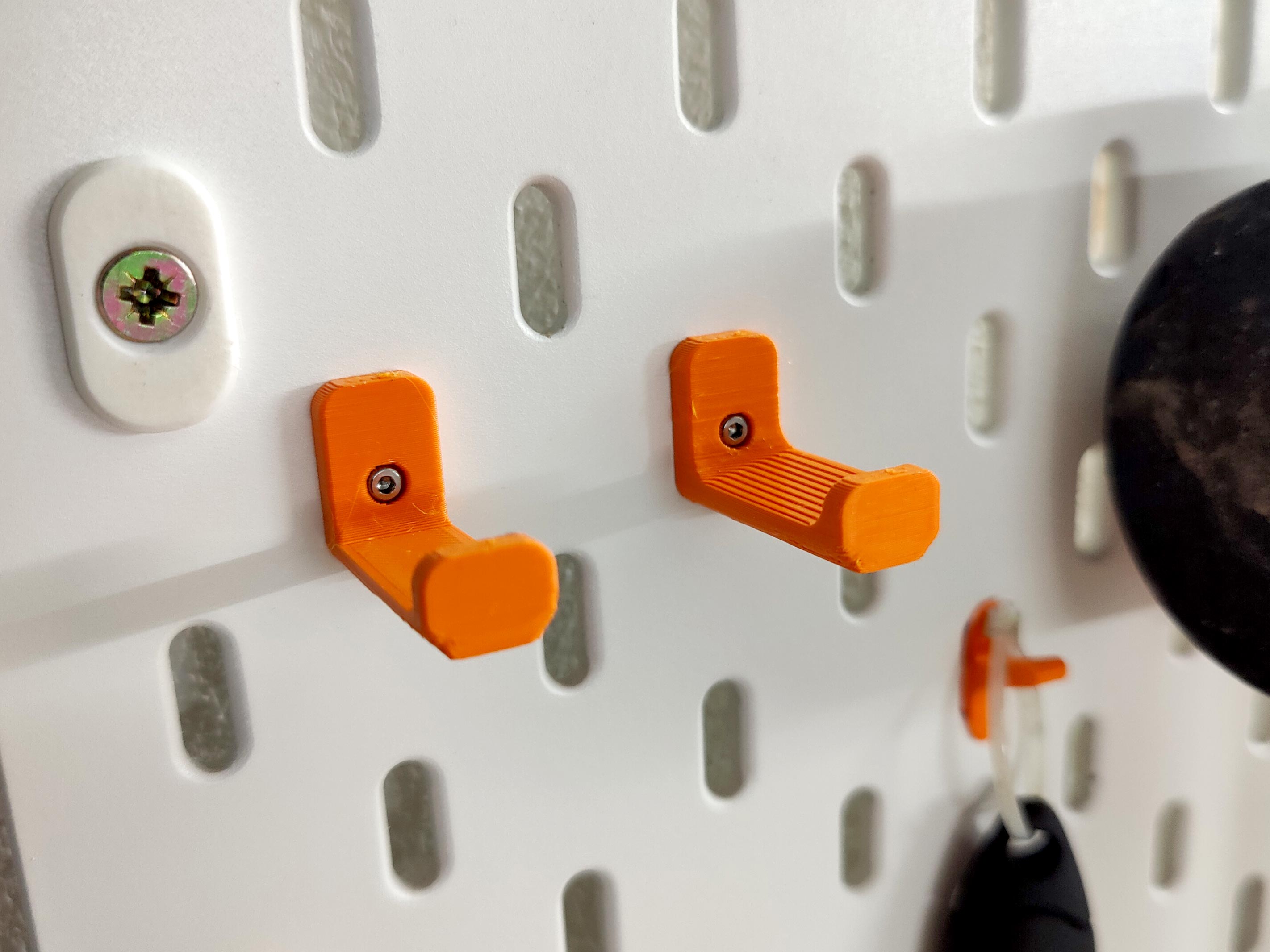 T-Nuts hammer Hook for Ikea Skadis by Clemi | Download free STL model ...