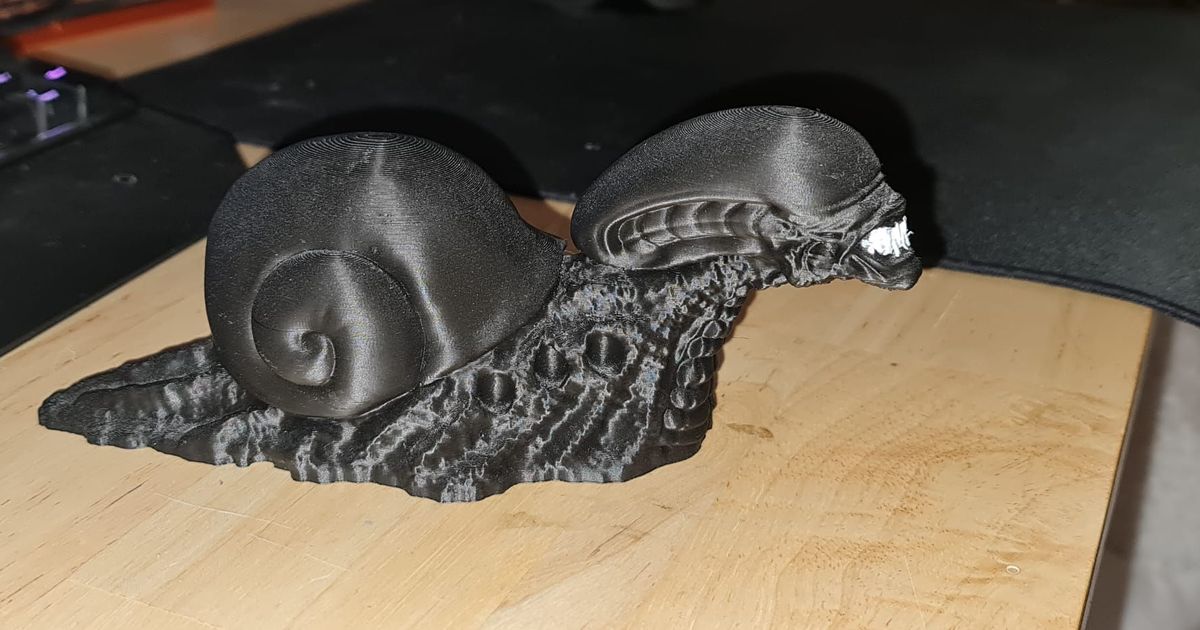 Xenomorph Snail / SNAILIEN by Drifty | Download free STL model ...