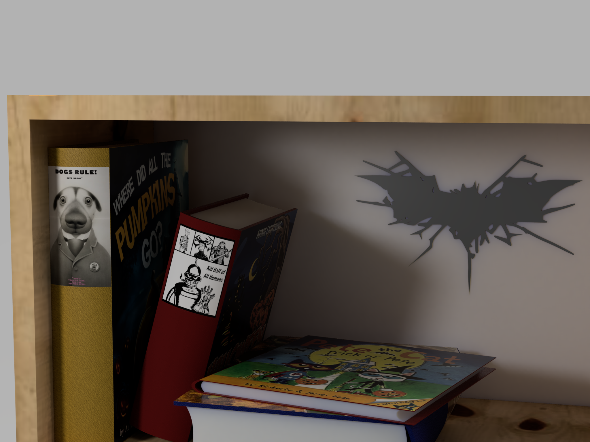Splattered bat by Joe | Download free STL model | Printables.com