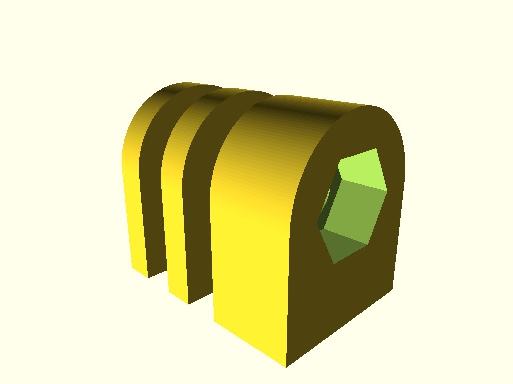 Basic GoPro Mount - OpenSCAD by Naomi | Download free STL model ...