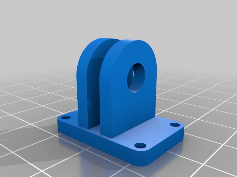 PiCam GoPro Mount - OpenSCAD by Naomi | Download free STL model ...