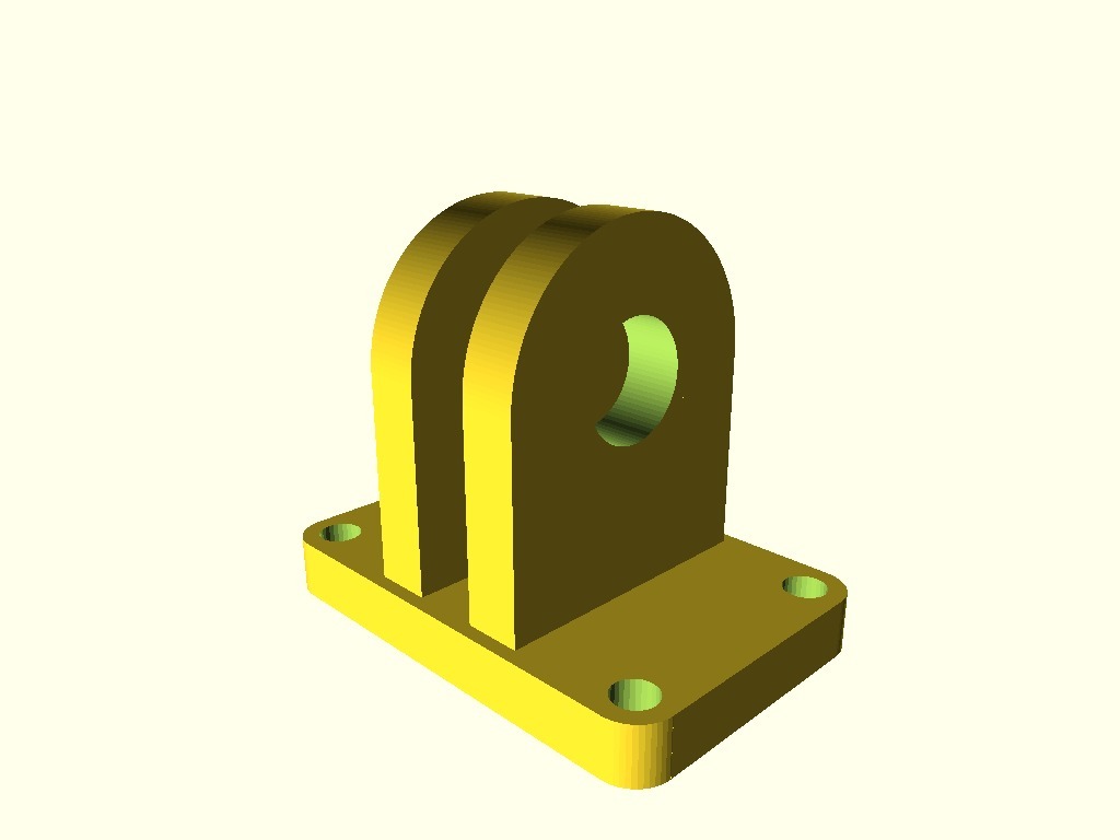 PiCam GoPro Mount - OpenSCAD by Naomi | Download free STL model ...