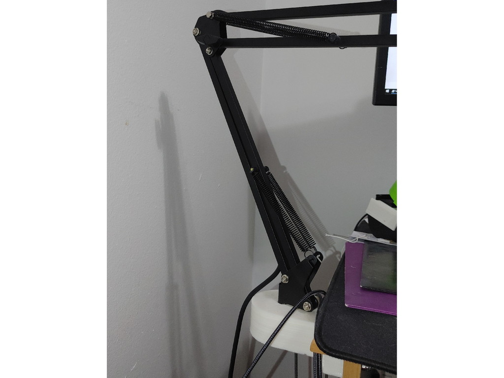Mic Stand Desk Mount by Naomi | Download free STL model | Printables.com