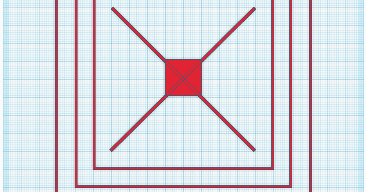 Bed level test by Bonkers | Download free STL model | Printables.com