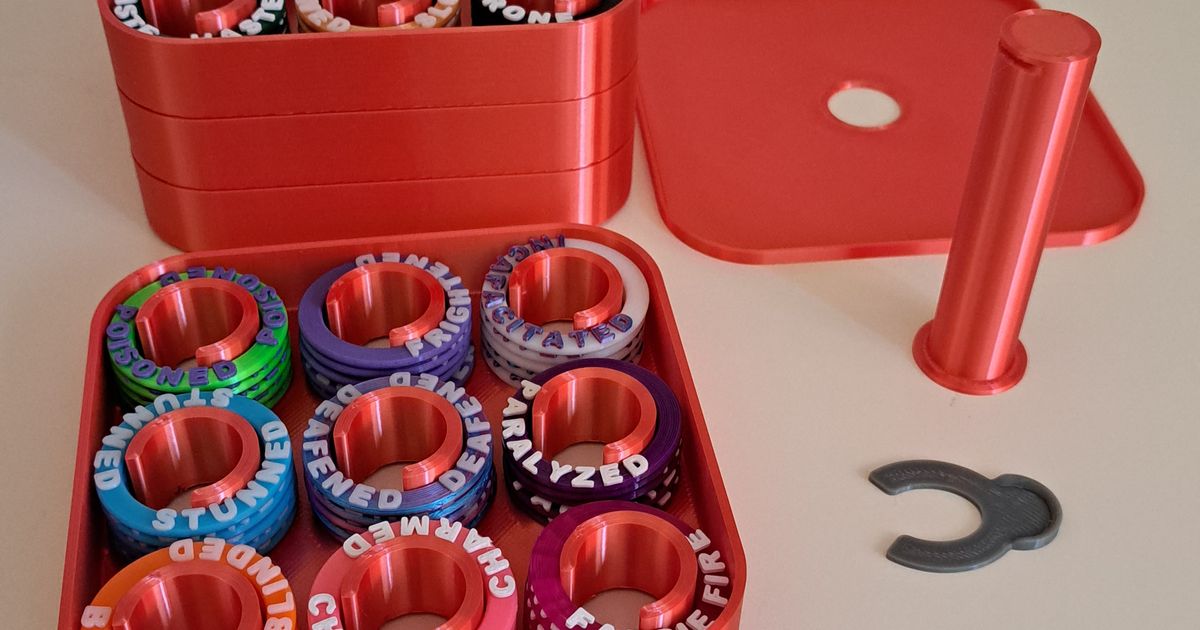 TTRPG Condition/Status/Effect Rings od autora Anthony S | Stáhněte si ...