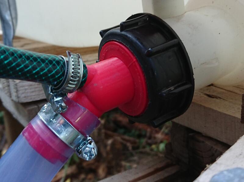 IBC tank dual hose connector 1in and 1/2in by juh | Download free STL ...