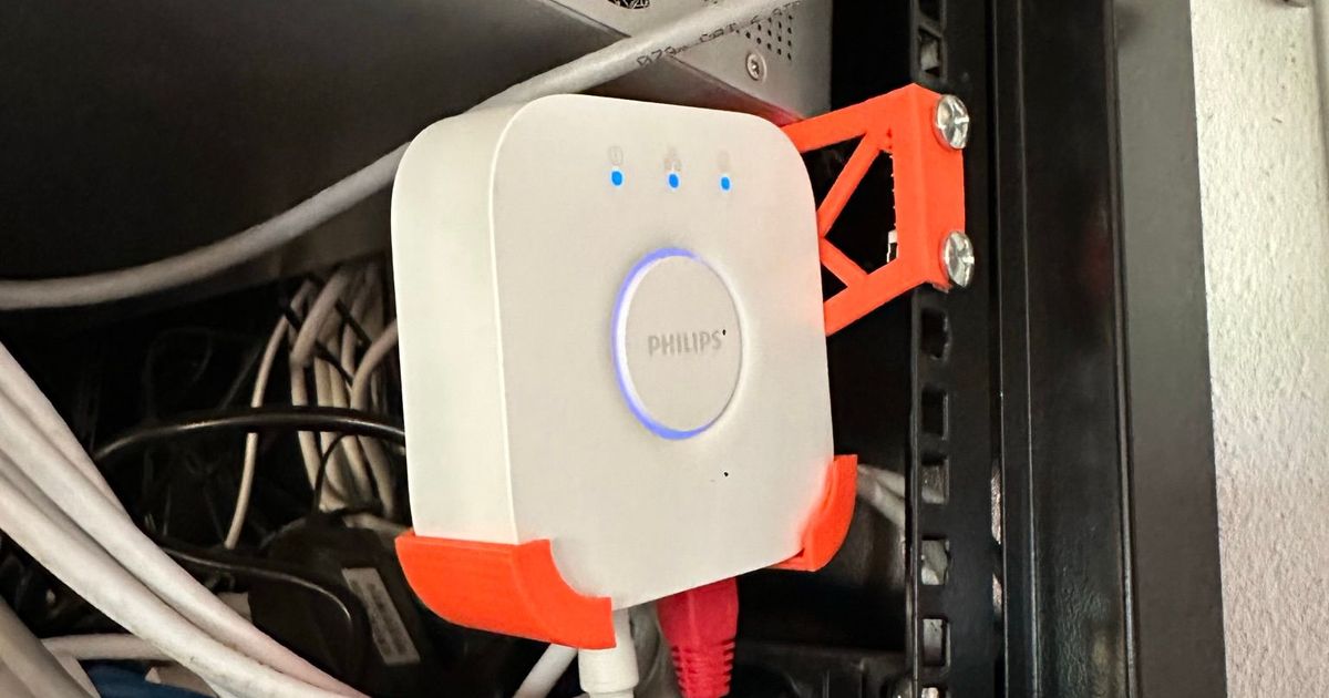 Philips Hue sidemounted rack holder by PAPHOTOGRAPHY | Download free ...