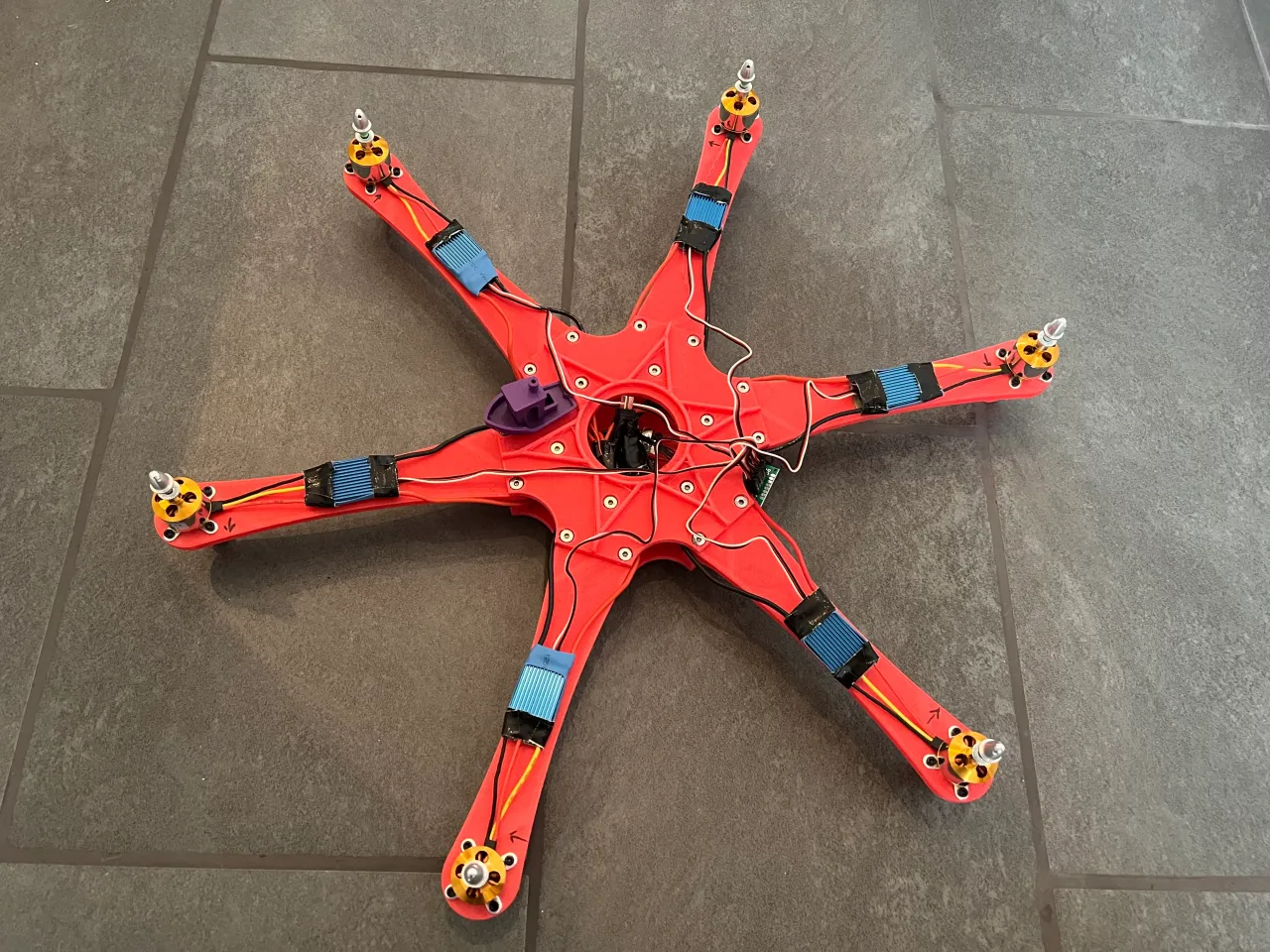 Hexacopter by Bastian.Frei | Download free STL model | Printables.com