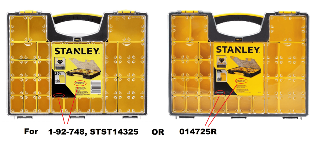 Compartments for Stanley organizer box by Teo84 | Download free STL ...