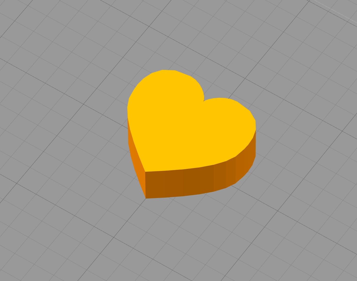 Simple Puffed Heart - SUPER CUTE by Viridian | Download free STL model ...