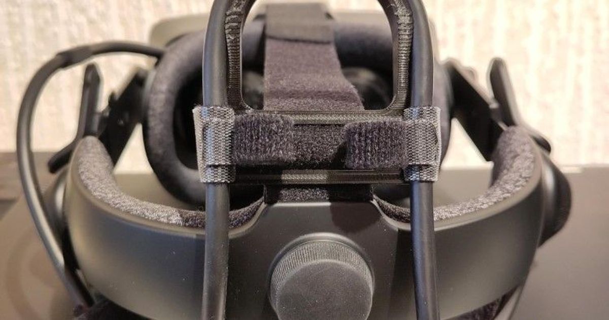 Valve Index cable strain relief with upper guide by PeaKay | Download ...