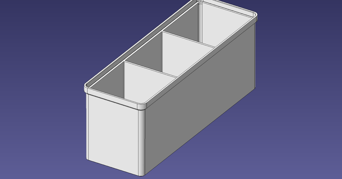 1x3 units, full height, 1x3 grid Stackable Insertbox by Bodo | Download ...