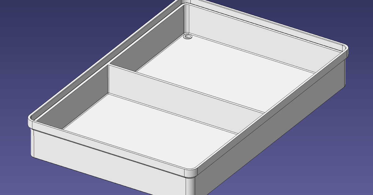 2x3 units, third height, 1x2 grid Stackable Insertbox by Bodo | Download free STL model ...