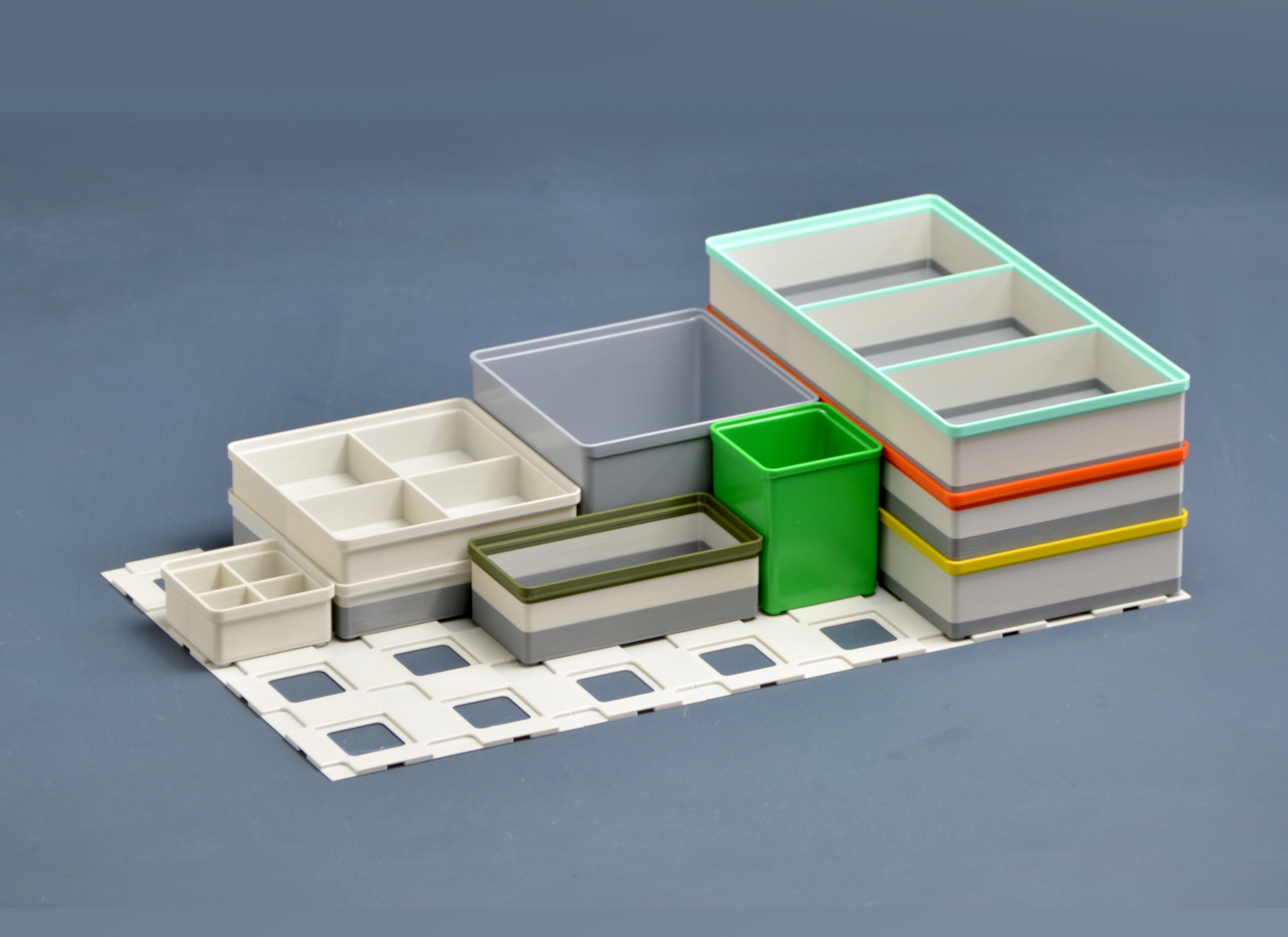 2x3 units, half height, 1x2 grid Stackable Insertbox by Bodo | Download ...