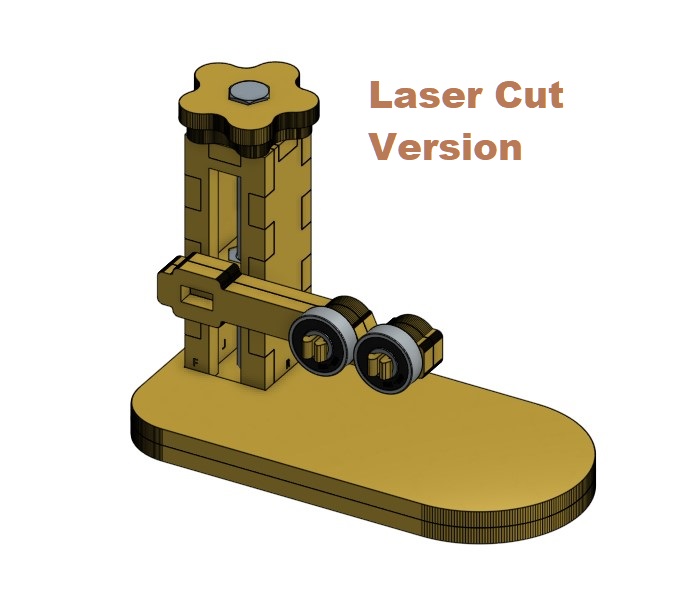 Laser Engraver Rotary Riser/Stabilizer (3D Printed or Laser Cut) od ...