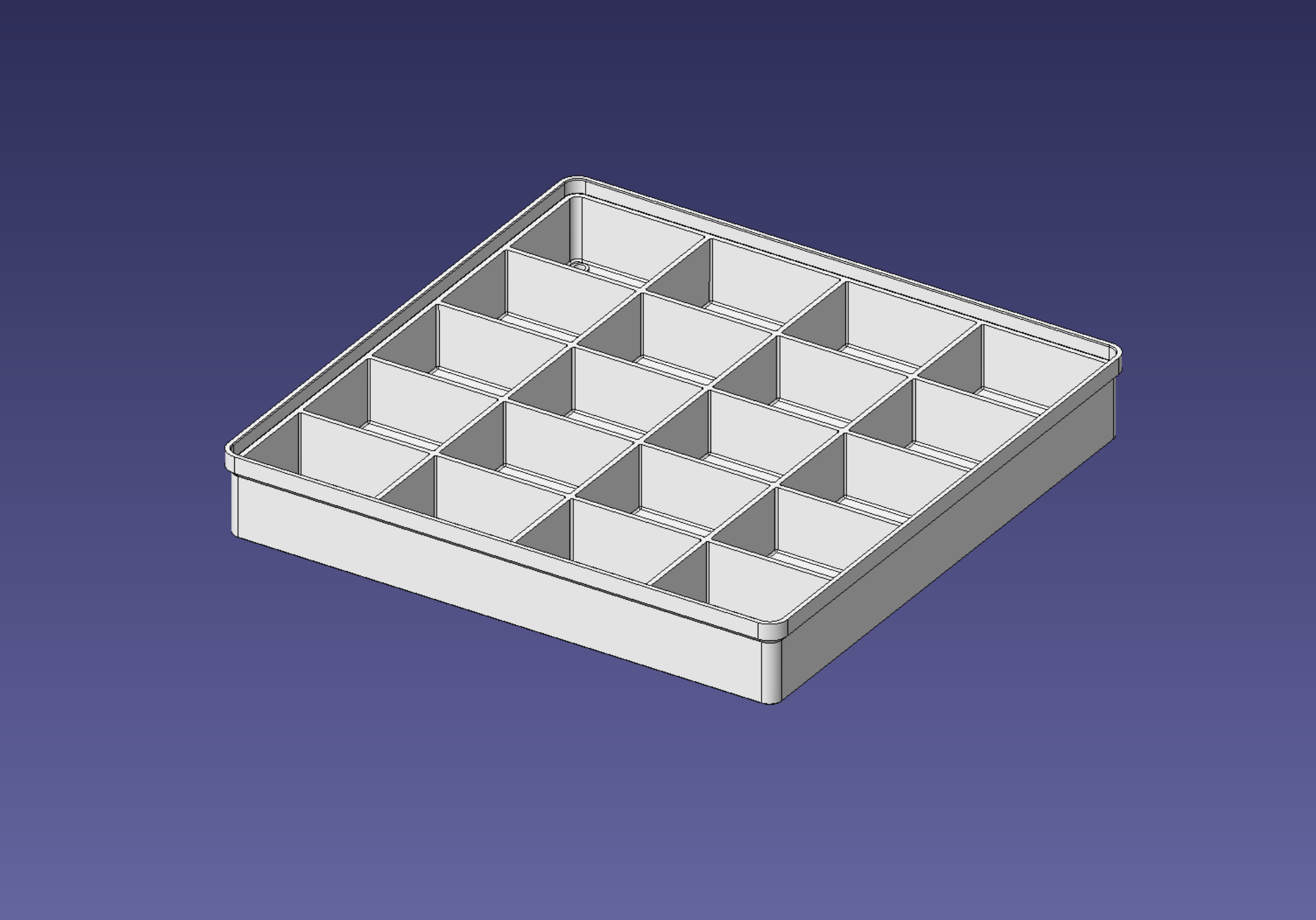 3x3 units, third height, 4x5 grid Stackable Insertbox by Bodo ...