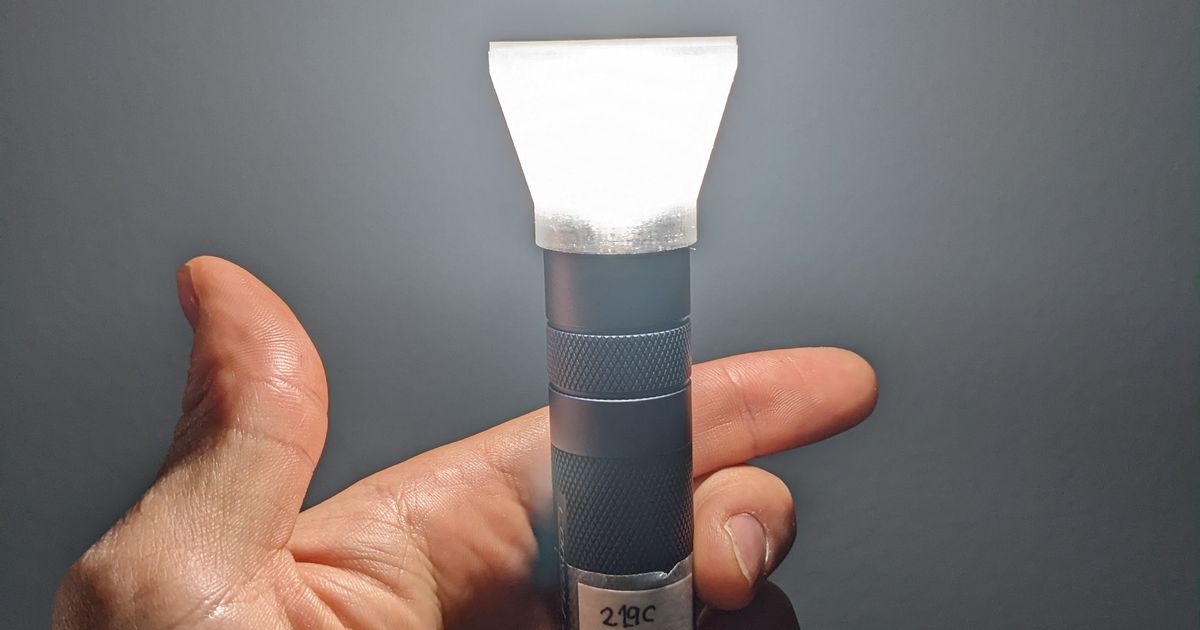 Convoy S2+ Flashlight Diffuser by Spicy3d | Download free STL model ...