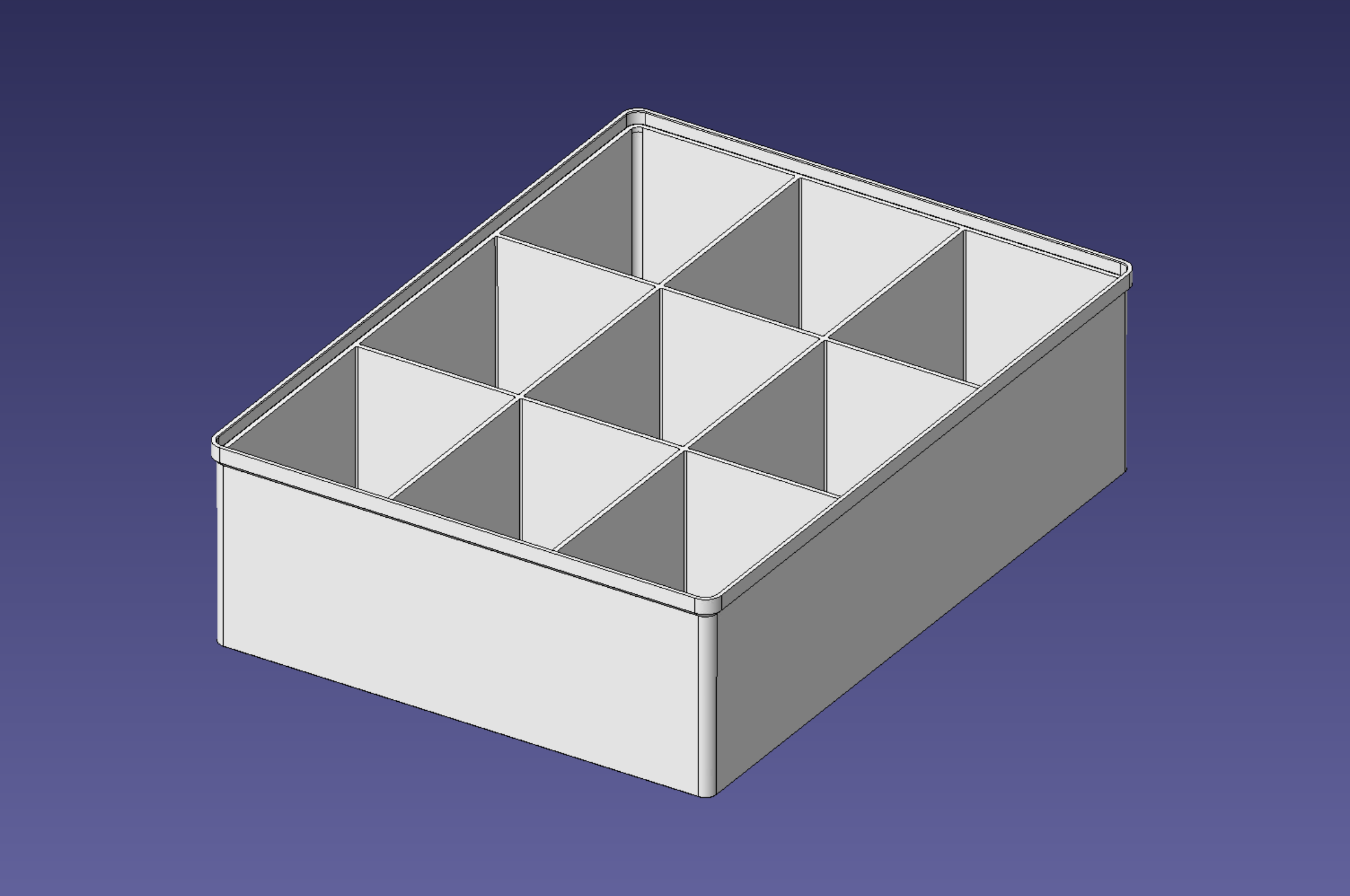 3x4 units, full height, 3x3 grid Stackable Insertbox by Bodo | Download ...