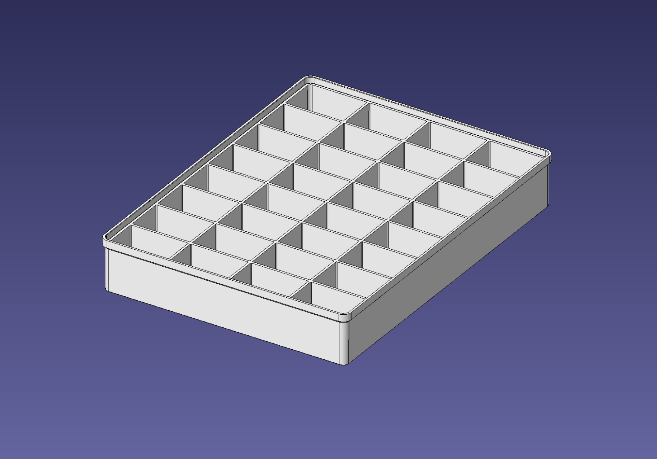 3x4 units, half height, 4x8 grid Stackable Insertbox by Bodo | Download ...