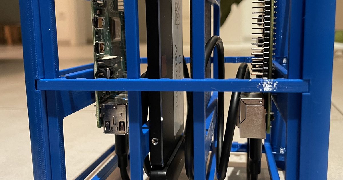 Raspberry Pi blade for modular mini server case by Jeanlucpica ...