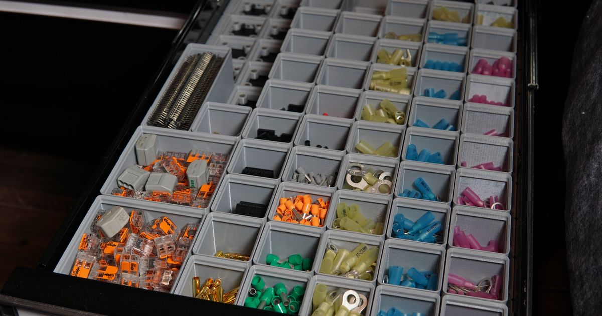 Ikea Kallax Gridfinity Toolbox Remixed by Zuricos - MakerWorld