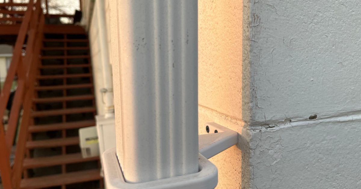 Gutter Wall Support by bmccarthy321 | Download free STL model ...