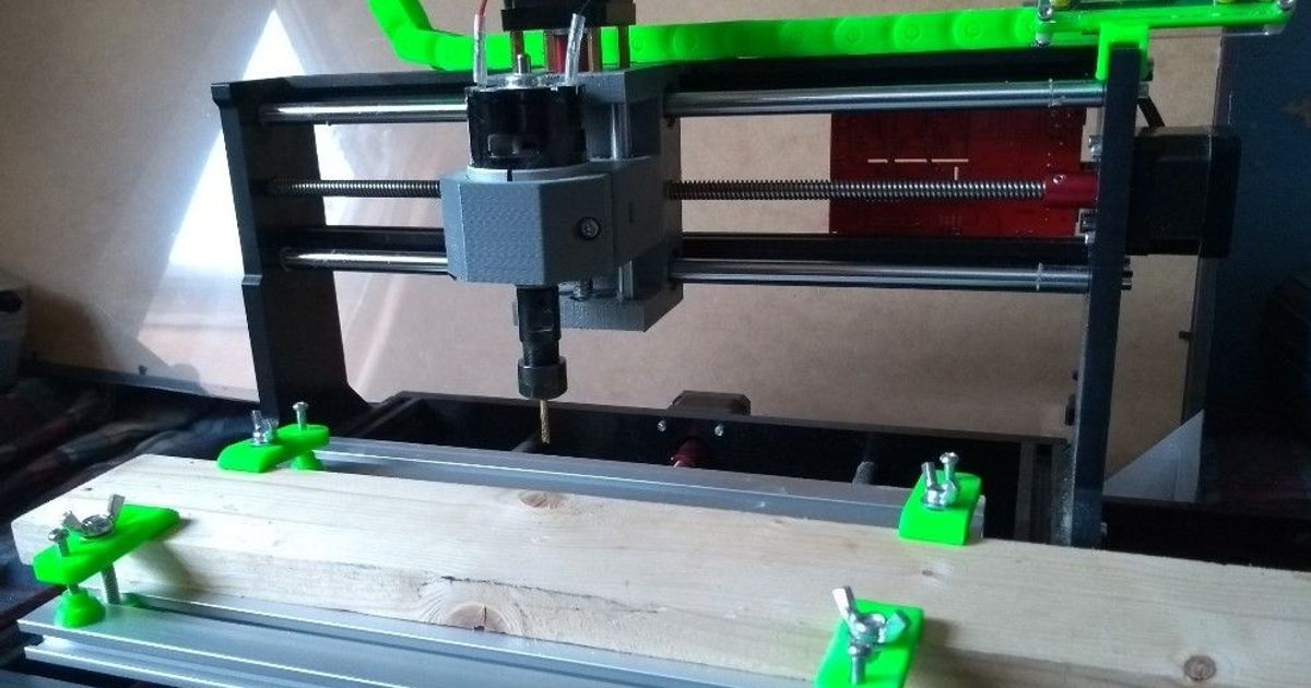 CNC 3018 Clamp set by Sagittario | Download free STL model | Printables.com