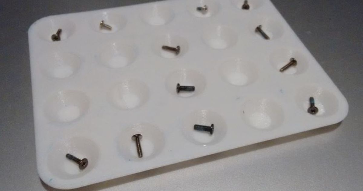 2x Laptop or mobile phone repair screw sorting trays by Sagittario ...