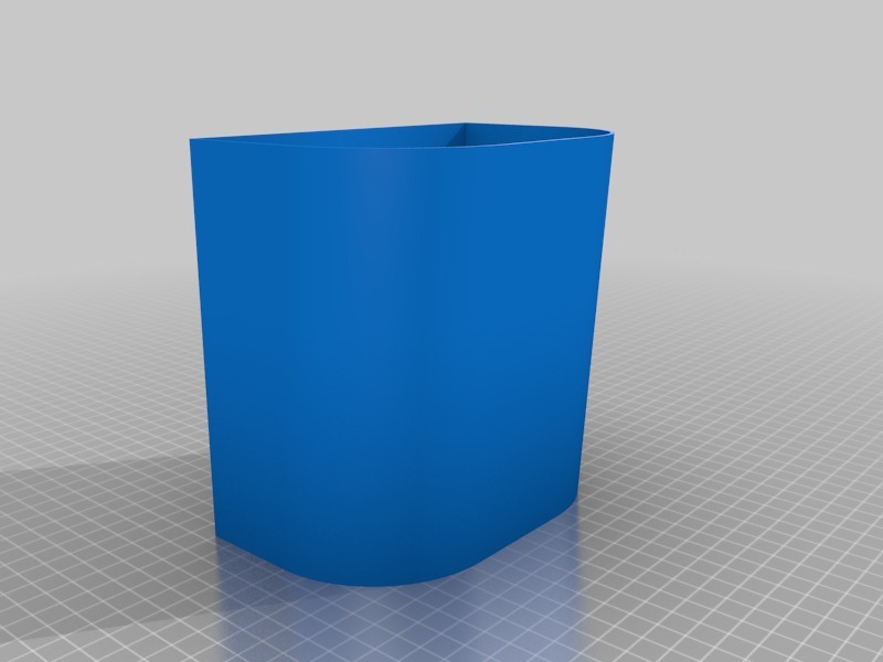 Flat back Mini Bin by Sagittario | Download free STL model | Printables.com