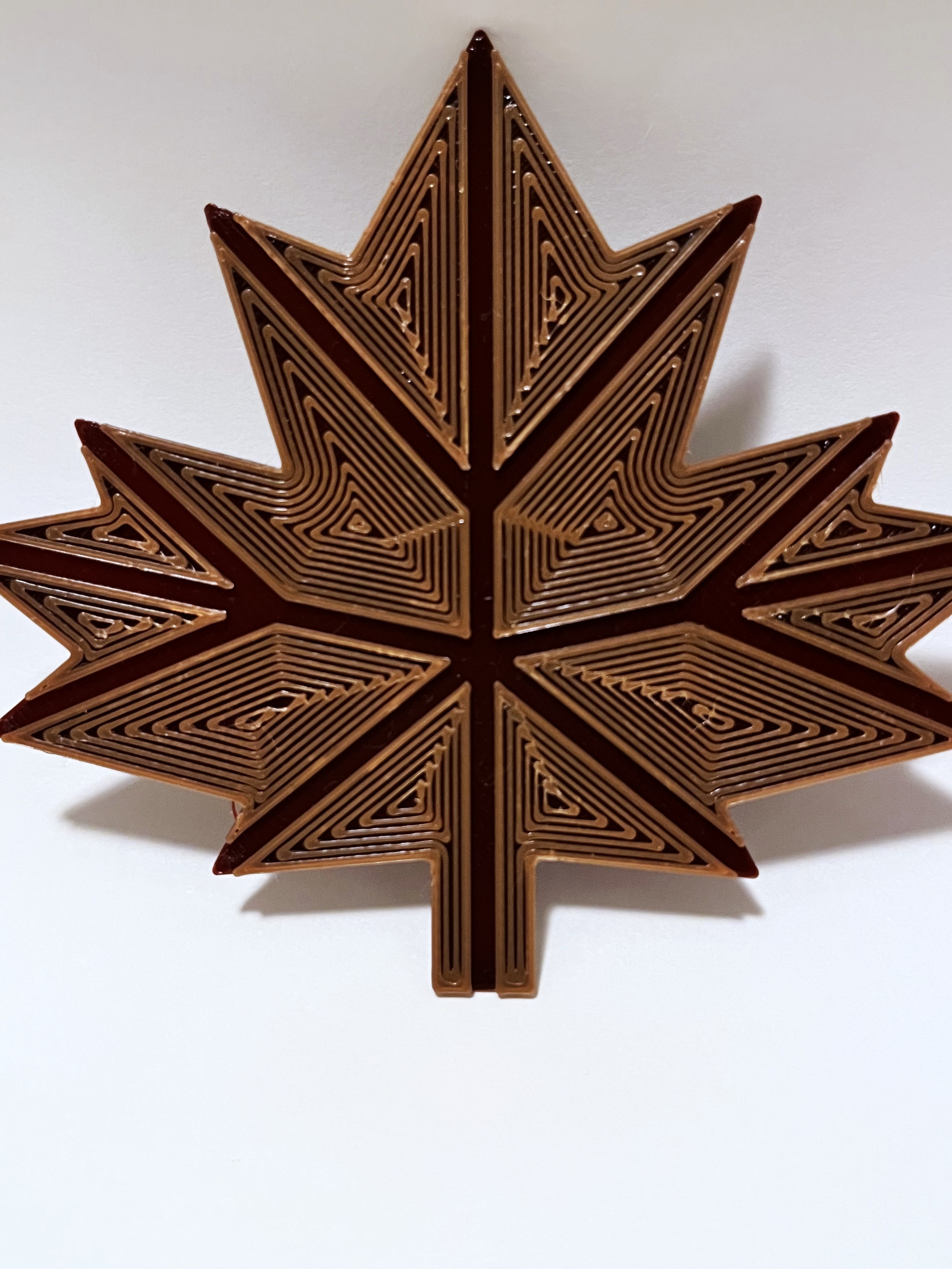 Maple Leaf Decoration by Andi @ LFG Design | Download free STL model ...