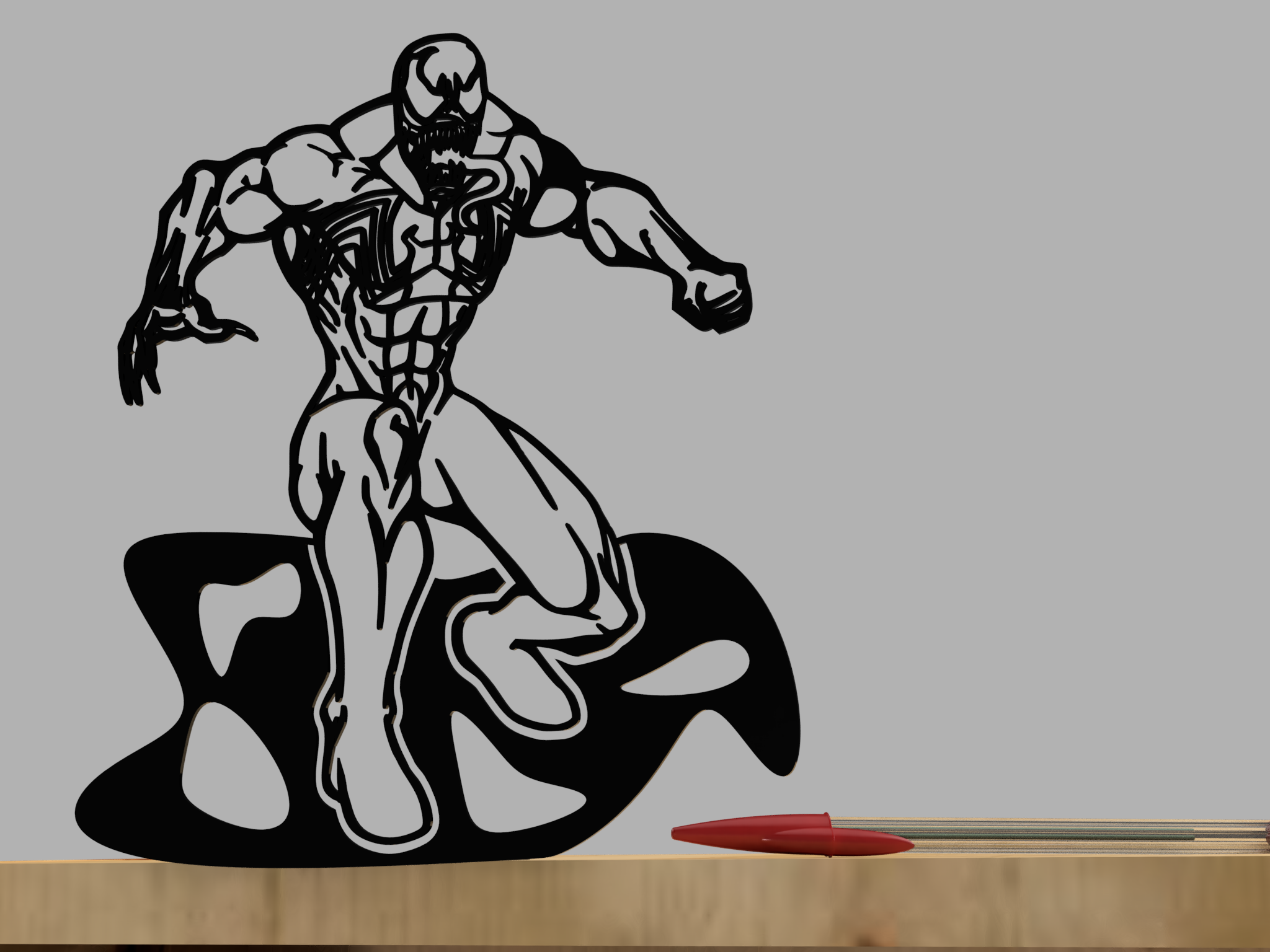 2D artwork of Venom by Joe | Download free STL model | Printables.com