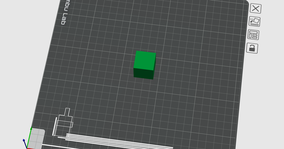 bambulab slicer bed texture with calibration marked by keenzkustoms ...