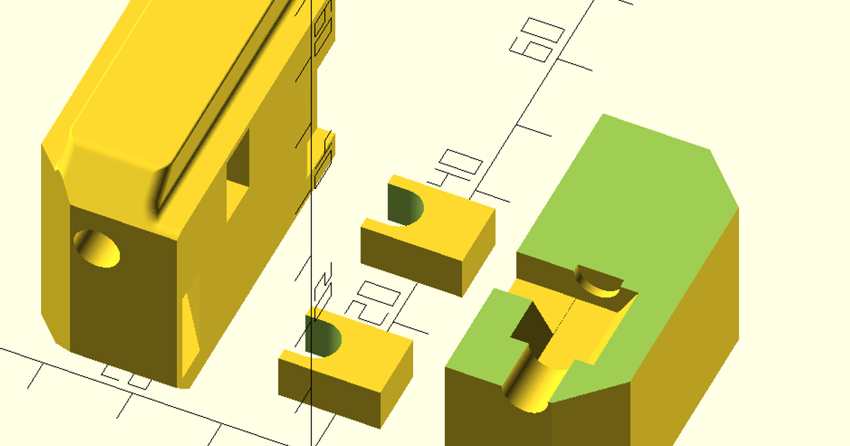 LR3 Y Tension Block for Captive Nuts by Jamie | Download free STL model ...
