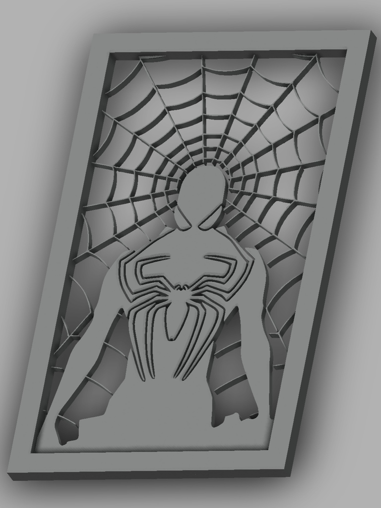 Spider-Man 2D Wall Art by Lucullust | Download free STL model ...