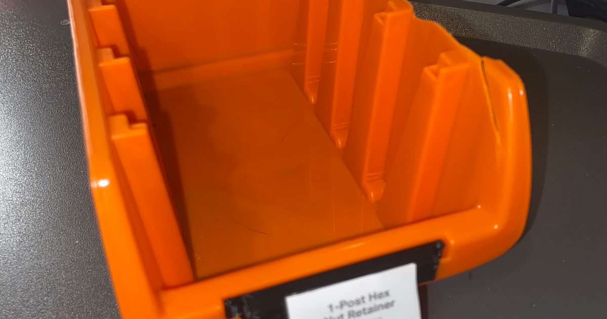 VEX label holders for Mobile Bin Rack by Lady Camille | Download free ...