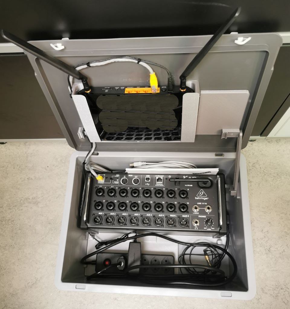 Behringer XR18 UTZ Rako Storage Box Insert Einsatz by sternli27 ...