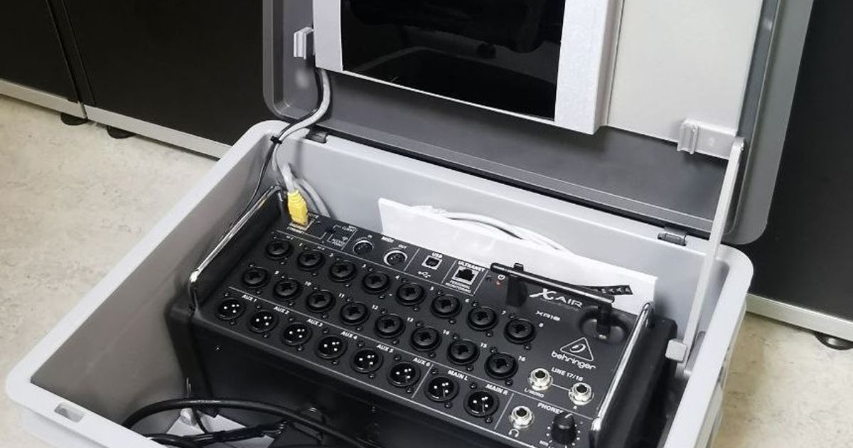 Behringer XR18 UTZ Rako Storage Box Insert Einsatz by sternli27 ...