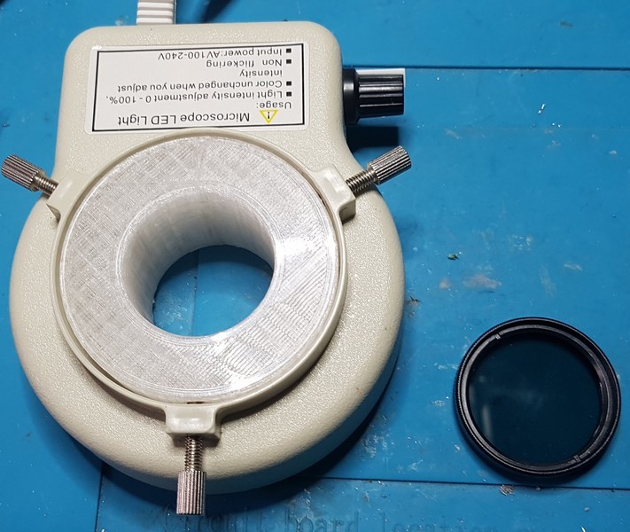 7" Microscope LED Ring Holder + CPL Filter Holder by Ratisse | Download ...