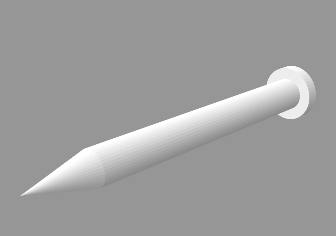 Nail 40mm by TreeMagic | Download free STL model | Printables.com