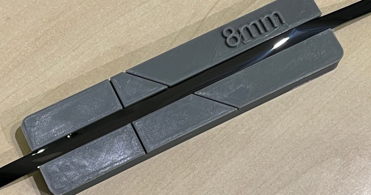 8mm Tape Splicing Block by iamSteve | Download free STL model ...