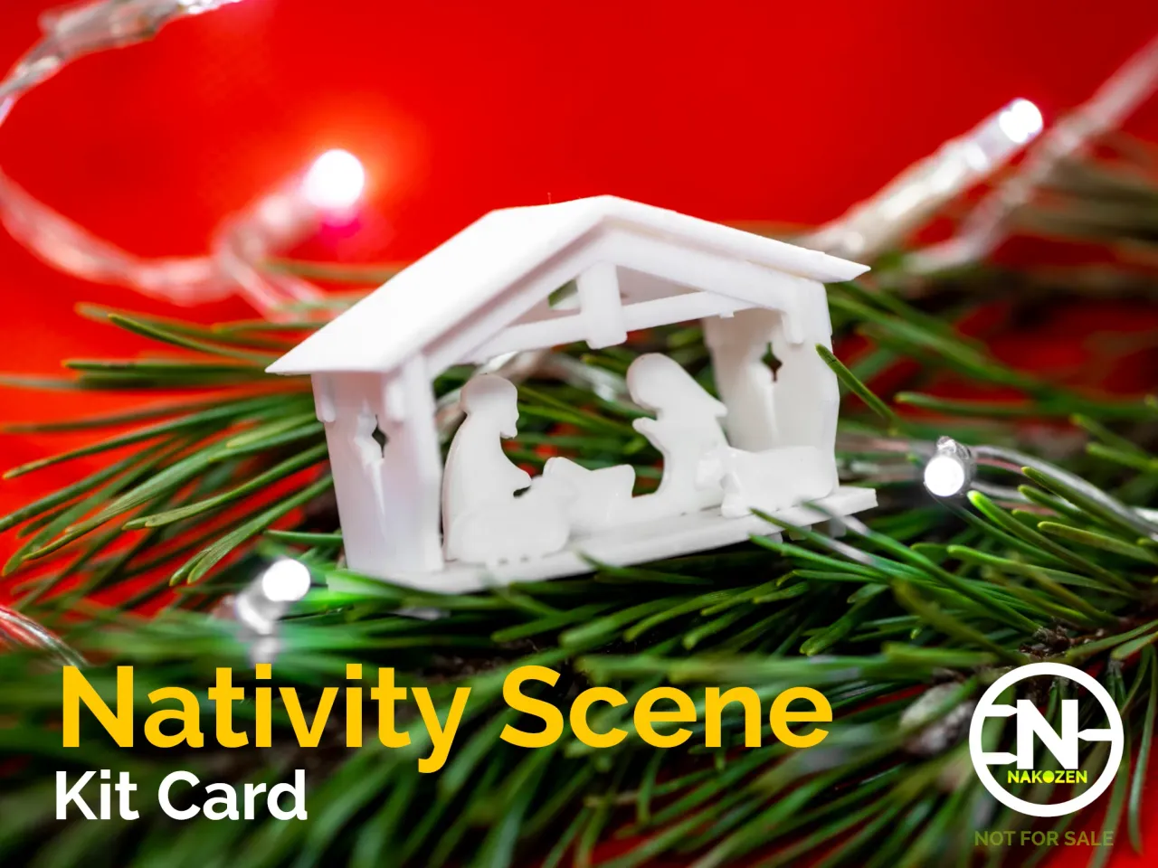 Nativity Scene Kit Card by Nakozen | Download free STL model ...