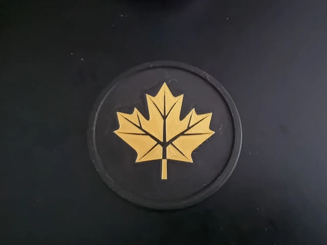 Fall leaf coaster by 3D-Works | Download free STL model | Printables.com