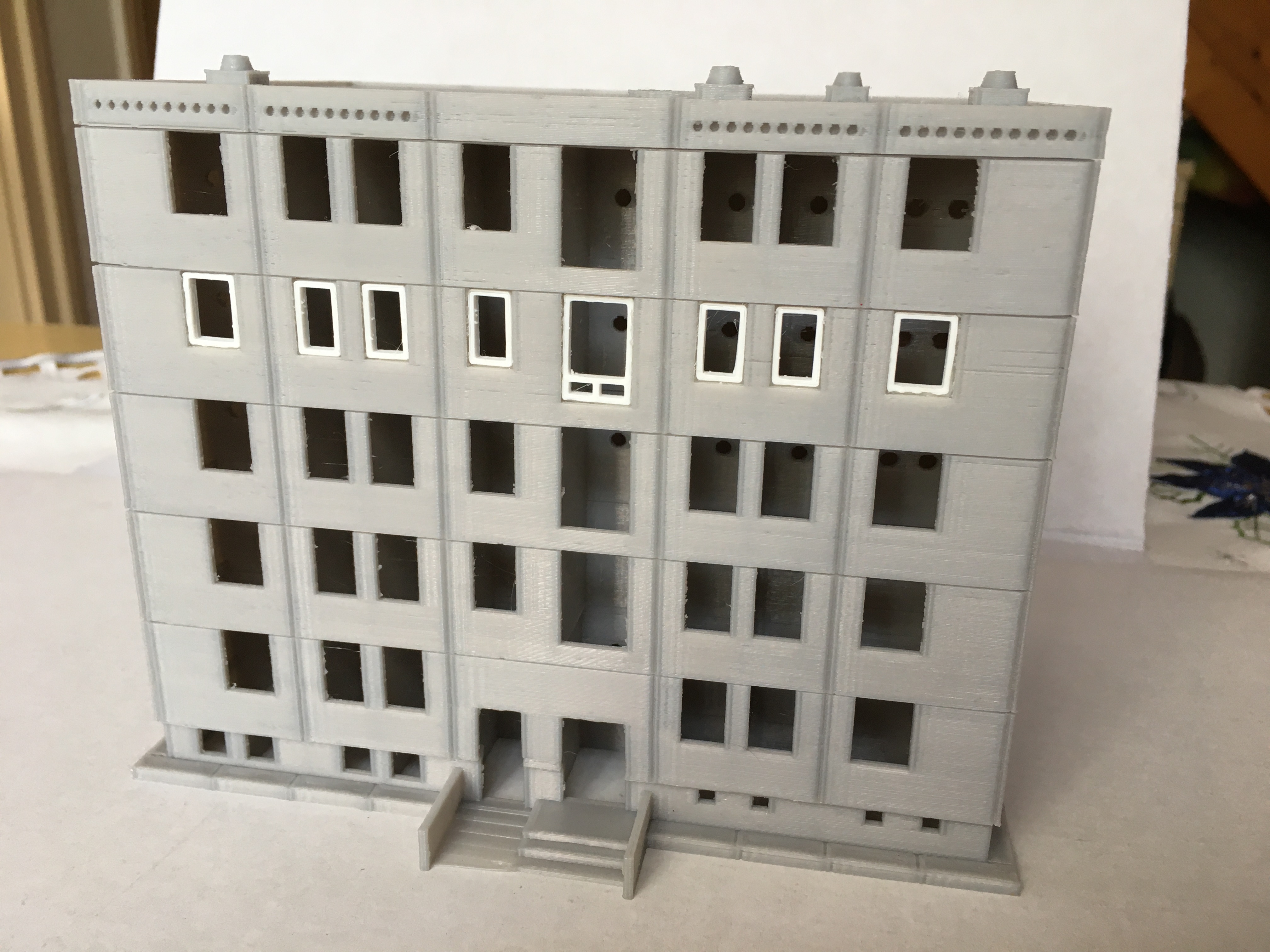 Soviet style blockhouse for model railway (Residental series Typ1) by ...