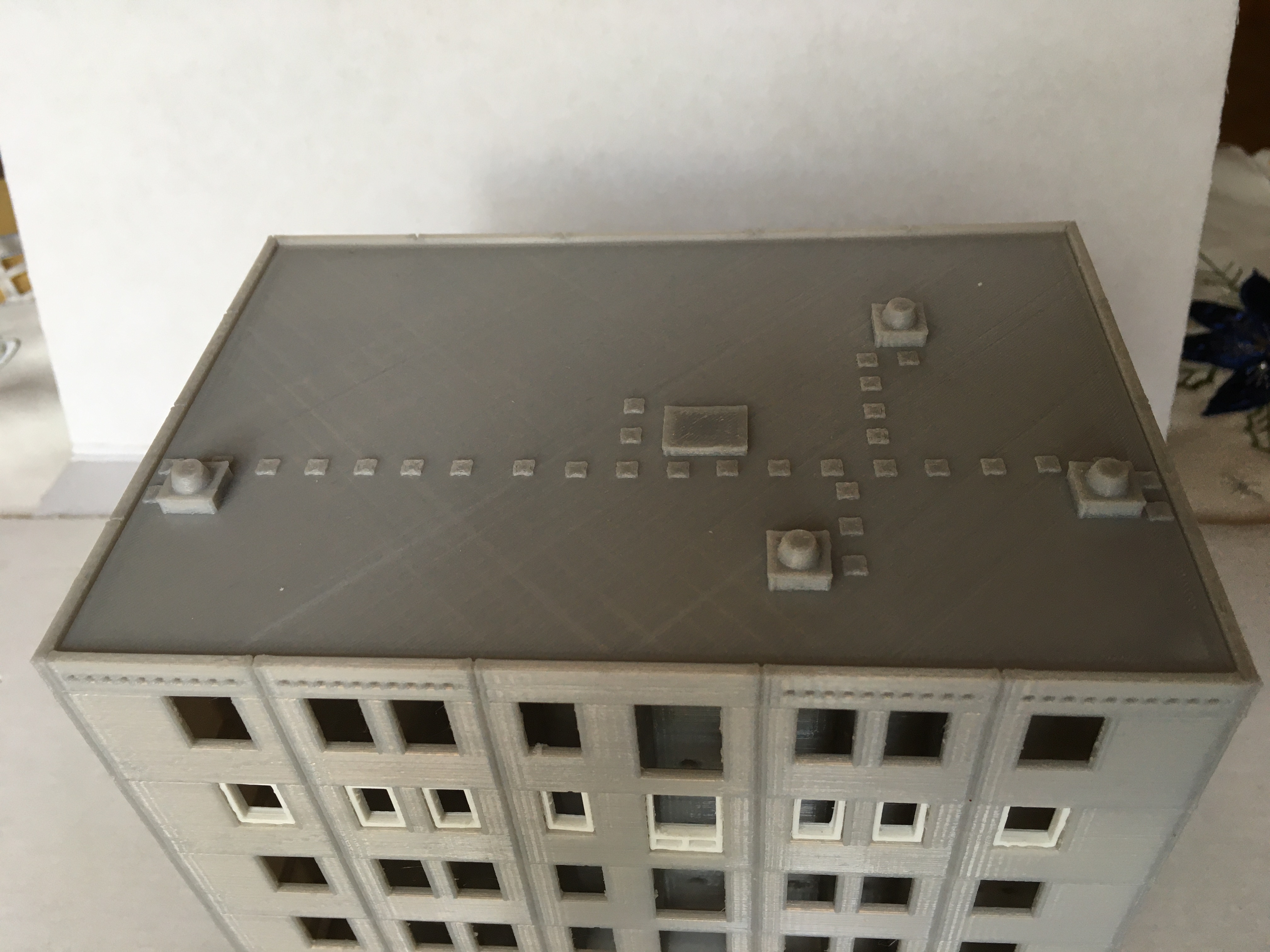 Soviet style blockhouse for model railway (Residental series Typ1) by ...