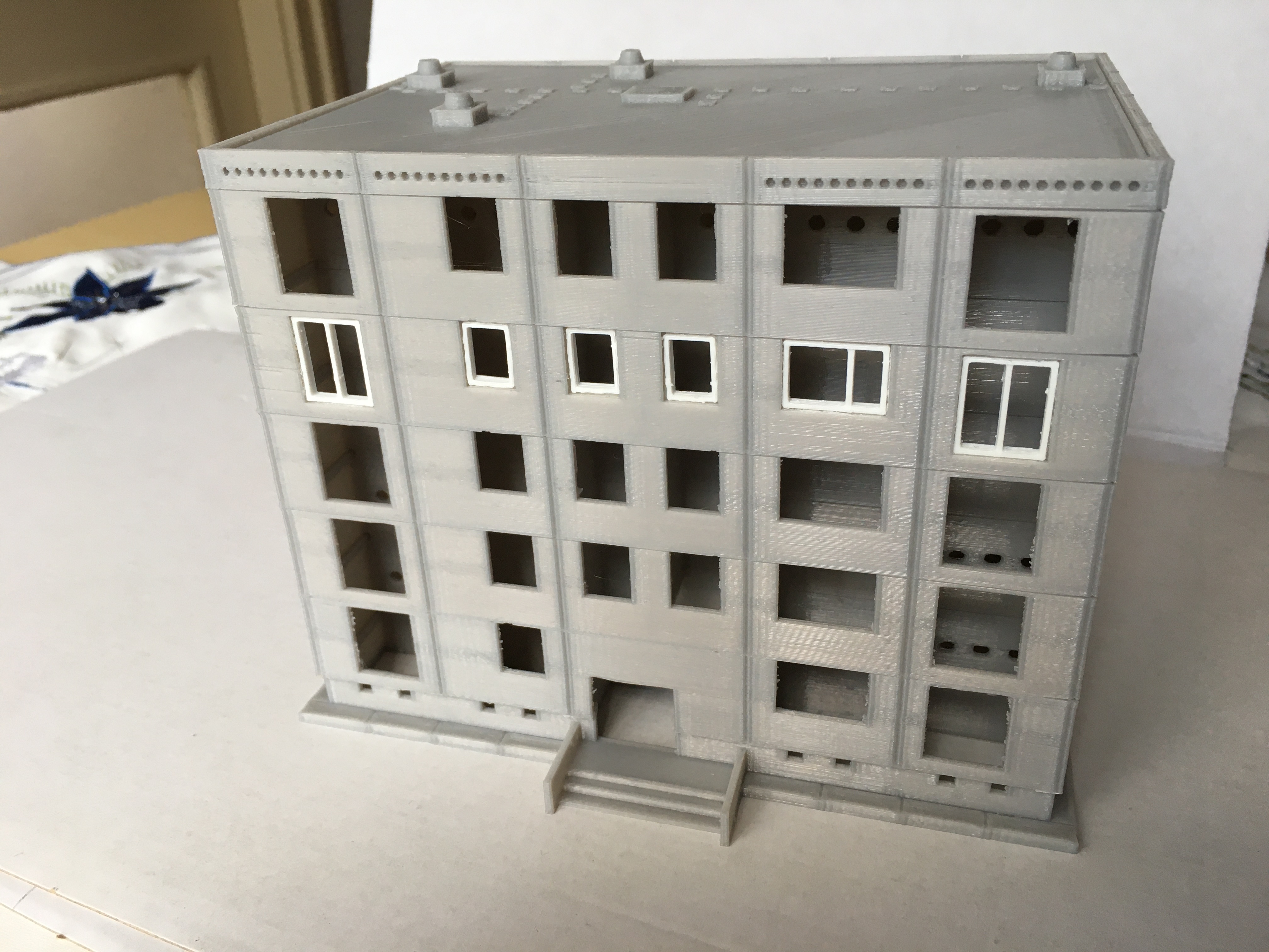 Soviet style blockhouse for model railway (Residental series Typ1) by ...