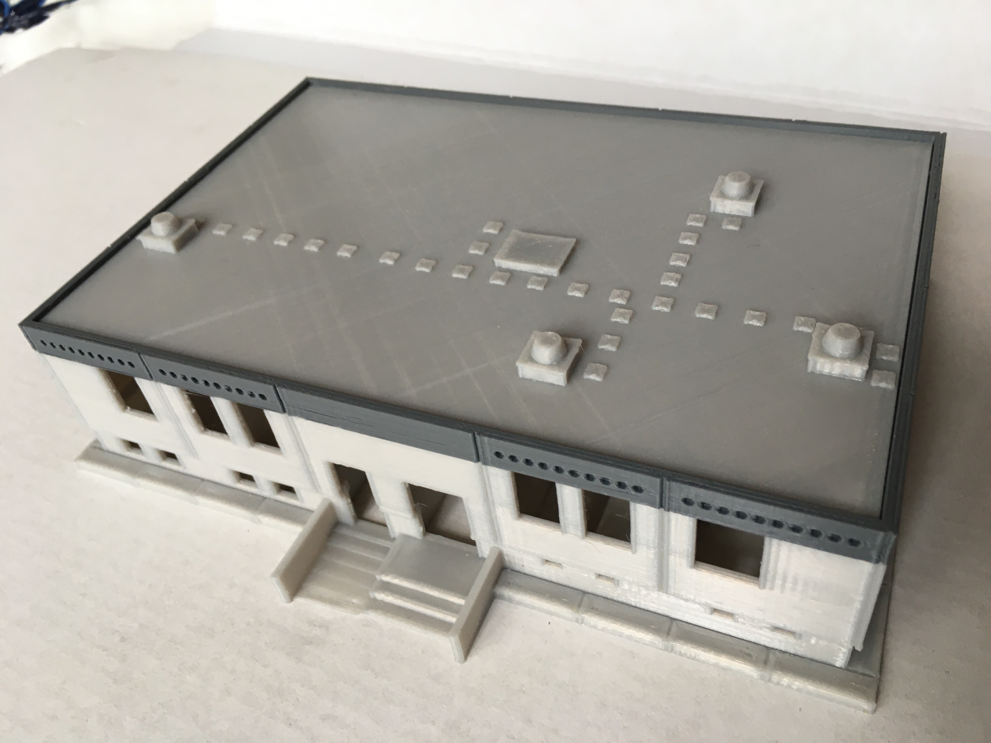 Soviet style blockhouse for model railway (Residental series Typ1) by ...