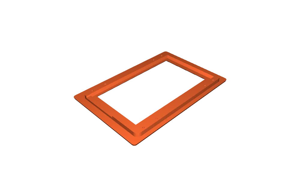 7" Touchscreen Panel Mount by truglodite | Download free STL model ...